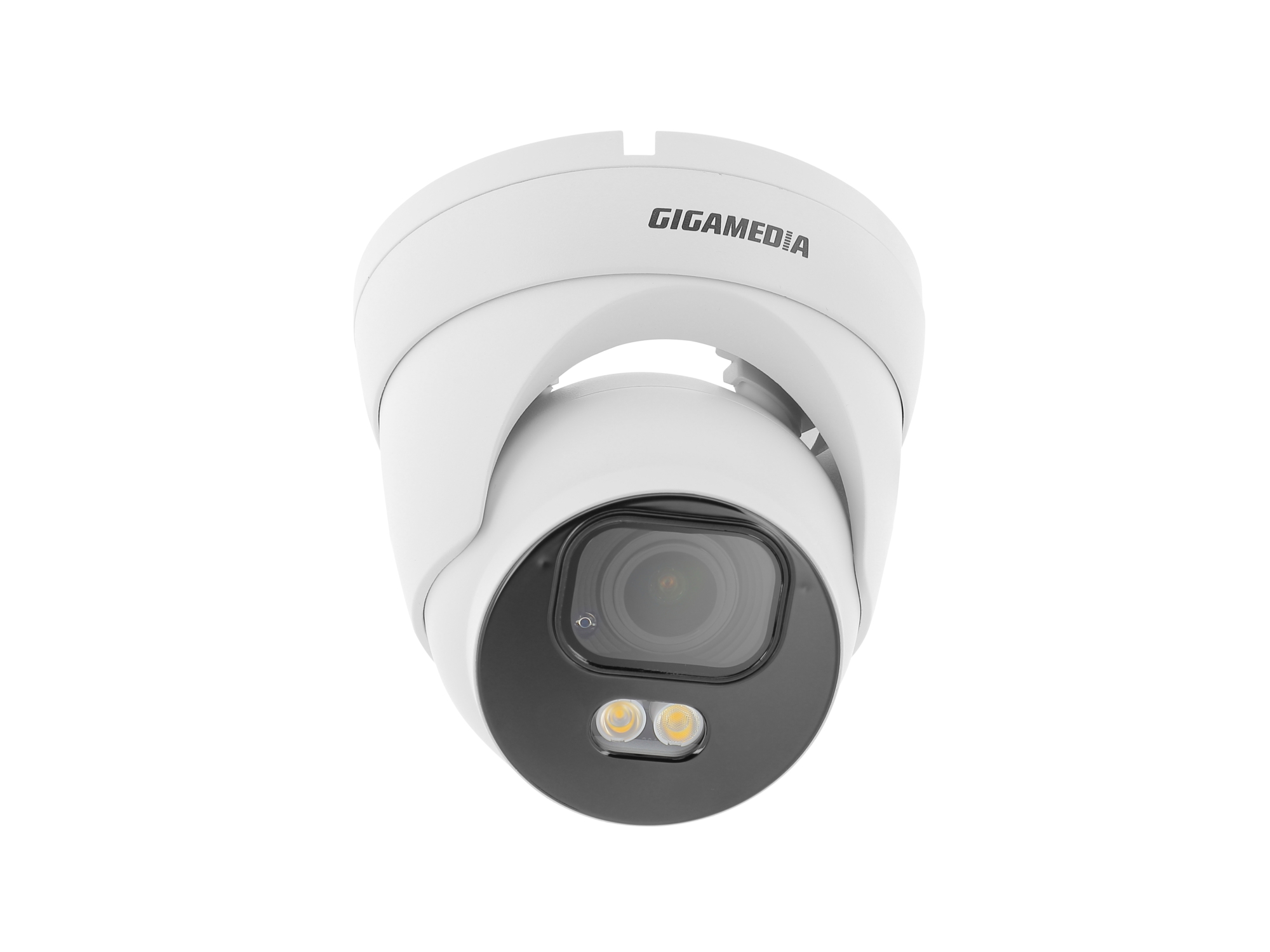 IP Camera turret dome full color 4MP white led + IR 25 m Lens 2.8-12mm ...